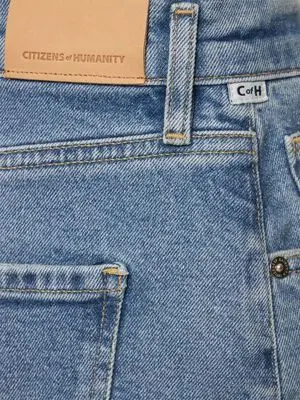 Citizens Of Humanity Beatnik Cotton Denim Mini Skirt