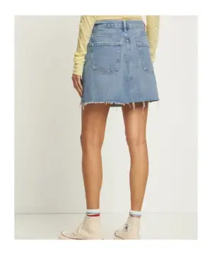 Citizens Of Humanity Beatnik Cotton Denim Mini Skirt