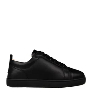 CHRISTIAN LOUBOUTIN Lace-up Front Low-top Sneakers - Black