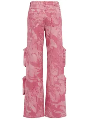 Blumarine Camouflage Cargo Pants