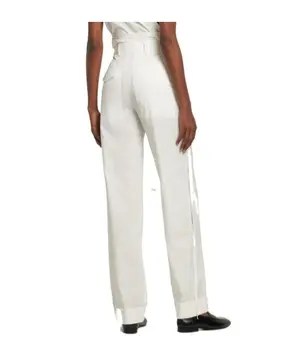 ANN DEMEULEMEESTER Waxed Cotton Wide Pants