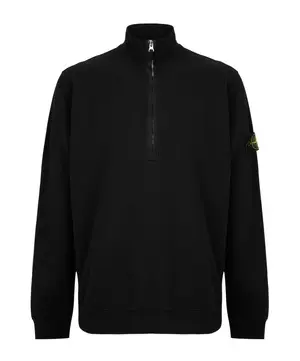 Stone Island Quarter Zip Sweatshirt