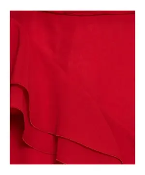 Alessandra Rich Ruffled Silk Georgette Mini Dress