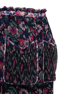 Isabel Marant Étoile Ryama Printed Chiffon Pants