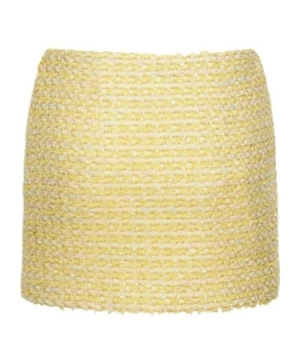 Alessandra Rich Tweed Bouclé Mini Skirt W/ Lurex