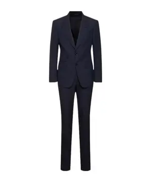 TOM FORD Shelton Wool Single Breasted Suit - Black