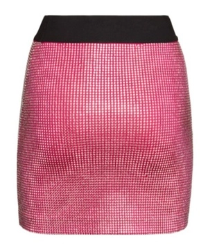 Dolce & Gabbana Embellished Jersey Mini Skirt W/ Logo