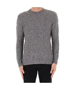 BALLANTYNE Ribbed-knit Jumper - Grey