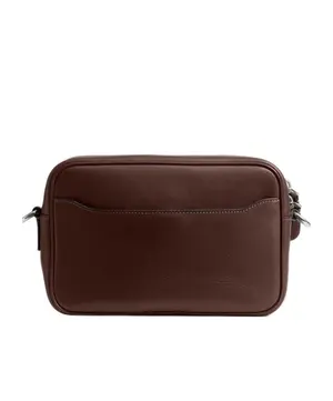 COACH Radio Leather Camera Bag - Brown