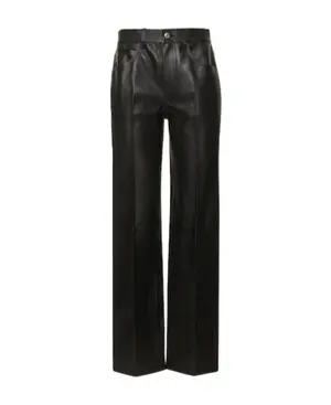 Alexander Wang Mid-waist Loose Straight Casual Pants