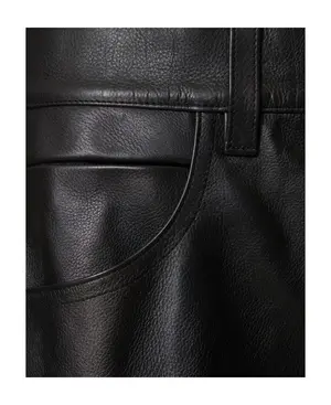 Alexander Wang Mid-waist Loose Straight Casual Pants