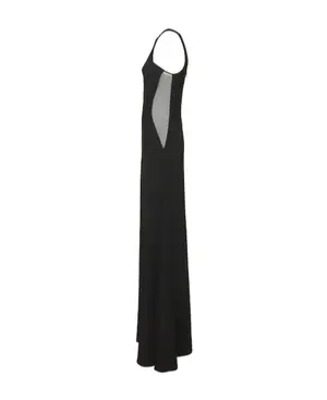 Stella McCartney Single Shoulder Crepe Long Dress