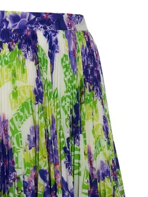 Versace Pleated Mini Skirt