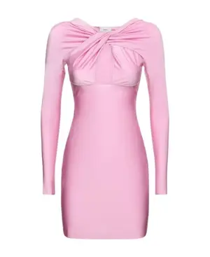 Coperni Hollowed-out Jersey Mini Dress - Pink