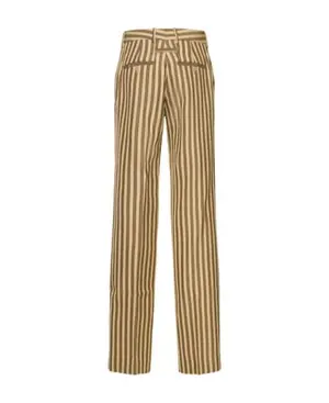 Jacquemus Logo Striped Casual Pants