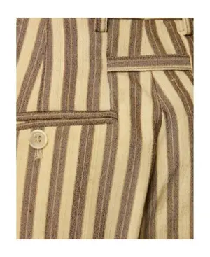 Jacquemus Logo Striped Casual Pants