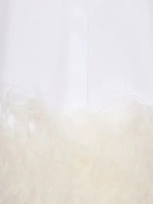 Valentino Garavani Feather Trimmed Dress