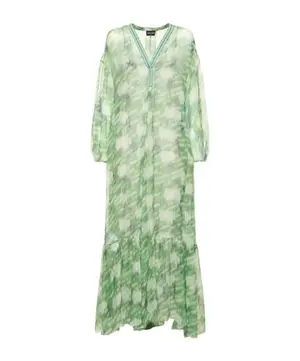 Giorgio Armani Long Sleeve Dress - Green