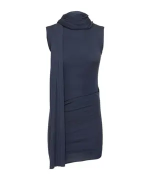 AYA MUSE Knitted Mini Dress - Black