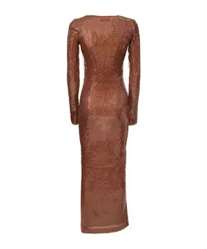 16Arlington Sequined Long-sleeved Dress