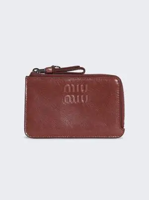 Miu Miu Card Holder Antique - Pink