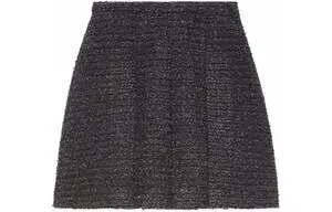 Gucci Melange Tweed Skirt