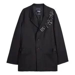 Adidas X Y-3 Chito City Graphic Wool Blazer Asia Sizing