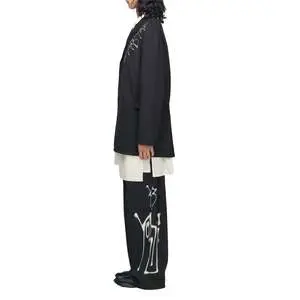 Adidas X Y-3 Chito City Graphic Wool Blazer Asia Sizing
