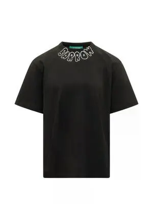 BARROW Graphic-print Crew-neck T-shirt - Black