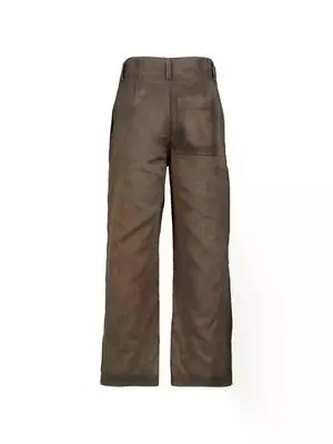 Loewe Pleated Logo-patch Trousers