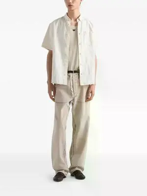 Prada Short-sleeved Chambray Shirt