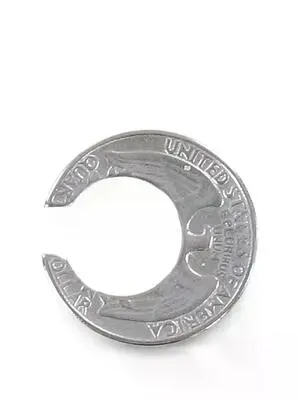 D'HEYGERE Coin-detail Cuff Earrings