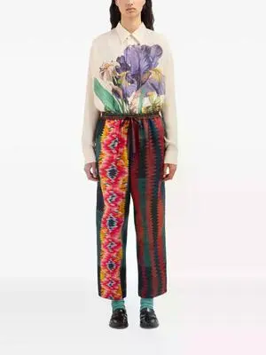 PIERRE-LOUIS MASCIA Aloe Straight-leg Trousers