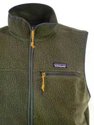Patagonia Retro Pile Fleece-texture Gilet - Green