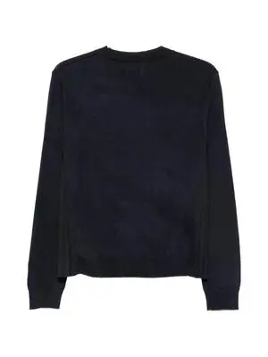 NUDE Pleated-panel Sweater - Blue