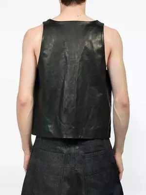 FILTH Buckle-strap Zip-up Vest