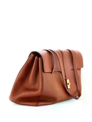 Celine Soft 16 Bag Smooth Calfskin Large Shoulder Bag - Brown