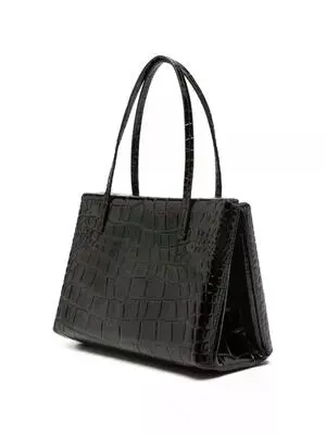 Magda Butrym Croc-effect Floral-pendant Tote Bag