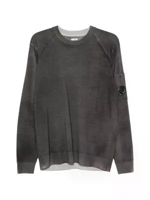 C.P. COMPANY Crew-neck Wool Sweater - Black