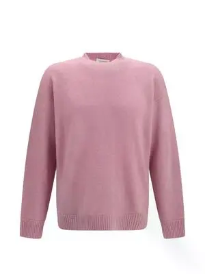 LANEUS Ribbed-trim Sweater - Pink