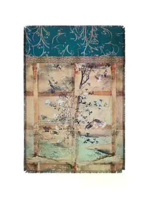 PIERRE-LOUIS MASCIA Aloe Shawl Scarf - Neutrals