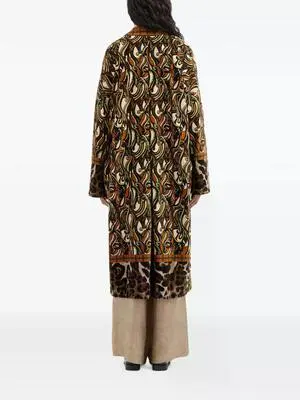 PIERRE-LOUIS MASCIA Revdox Patterned Animal-print Coat