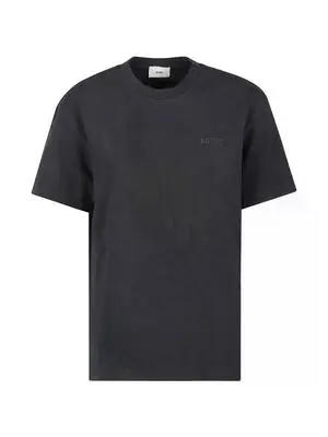 AUTRY Logo-embroidered T-shirt - Grey