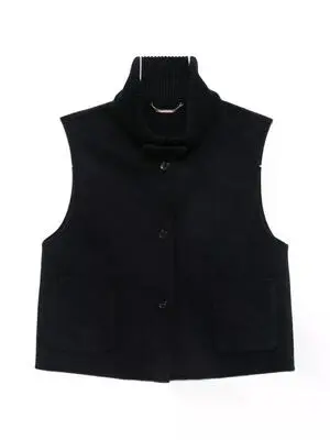 Seventy Ribbed-collar Button-up Jacket - Blue