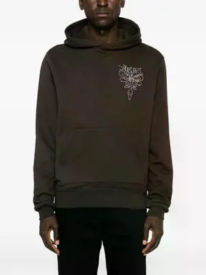 Amiri Lasso Crystal-embellished Hoodie