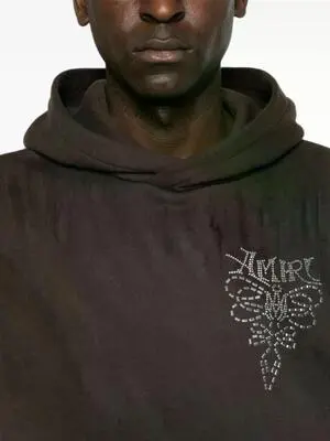 Amiri Lasso Crystal-embellished Hoodie