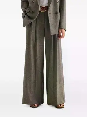 TWP Herringbone Pleated Trousers