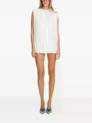 AXEL 113 Nicole Ruched Shift Mini Dress