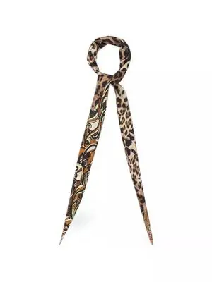 PIERRE-LOUIS MASCIA Aloeuw Silk Scarf - Brown