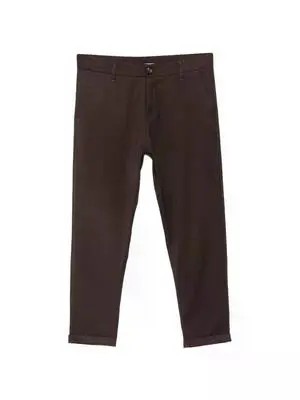 Imperial Button-fastening Trousers - Brown